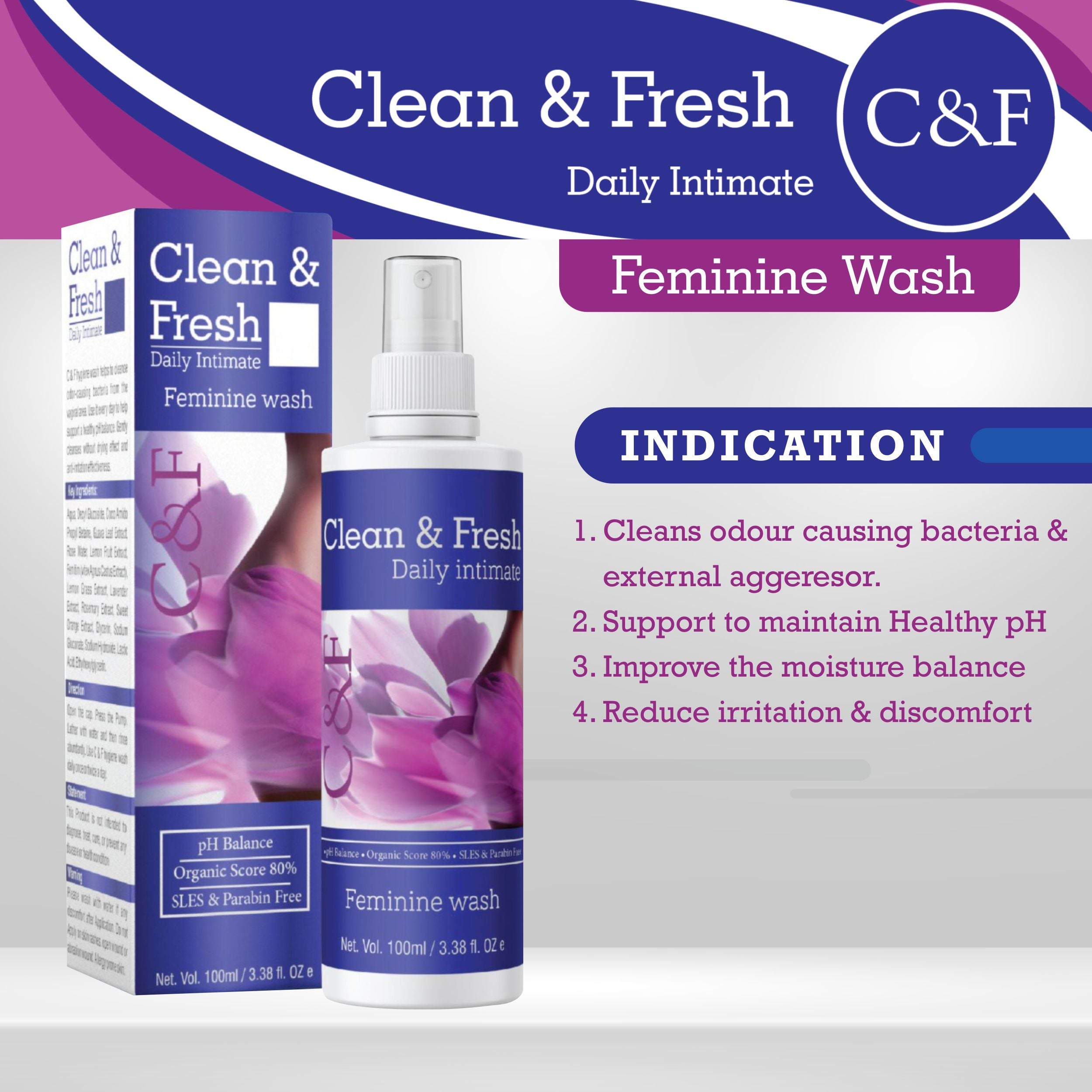 Clean & Fresh Daily Intimate Feminine Wash – Spatz India