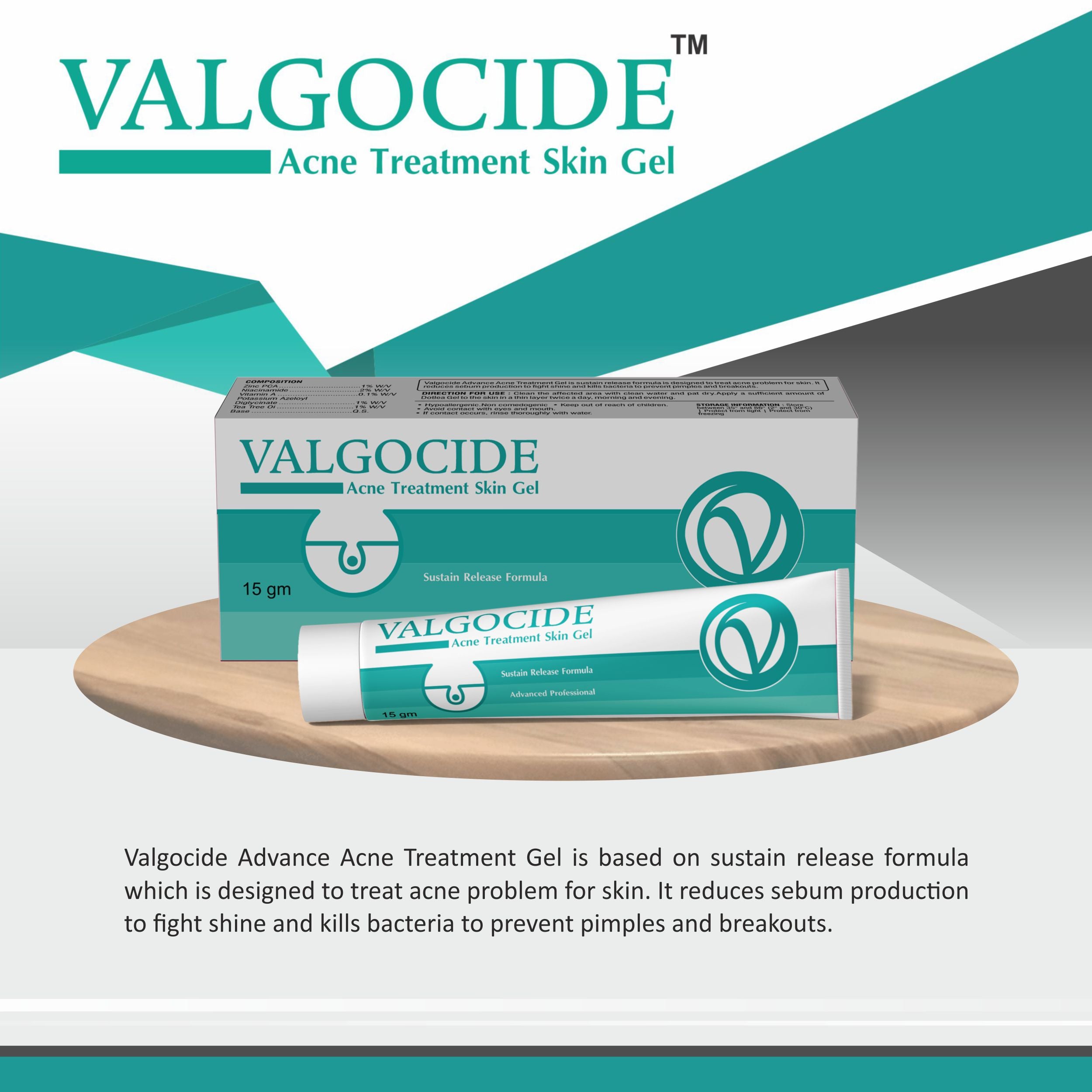 Buy Valgocide Acne Treatment Skin Gel Online in India - Spatz ...